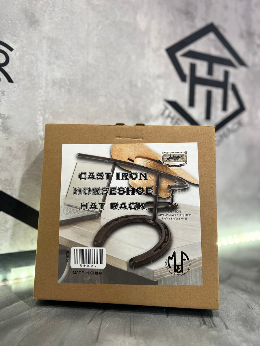 Cast Iron Horseshoe Hat Rack – The Hat Shackk