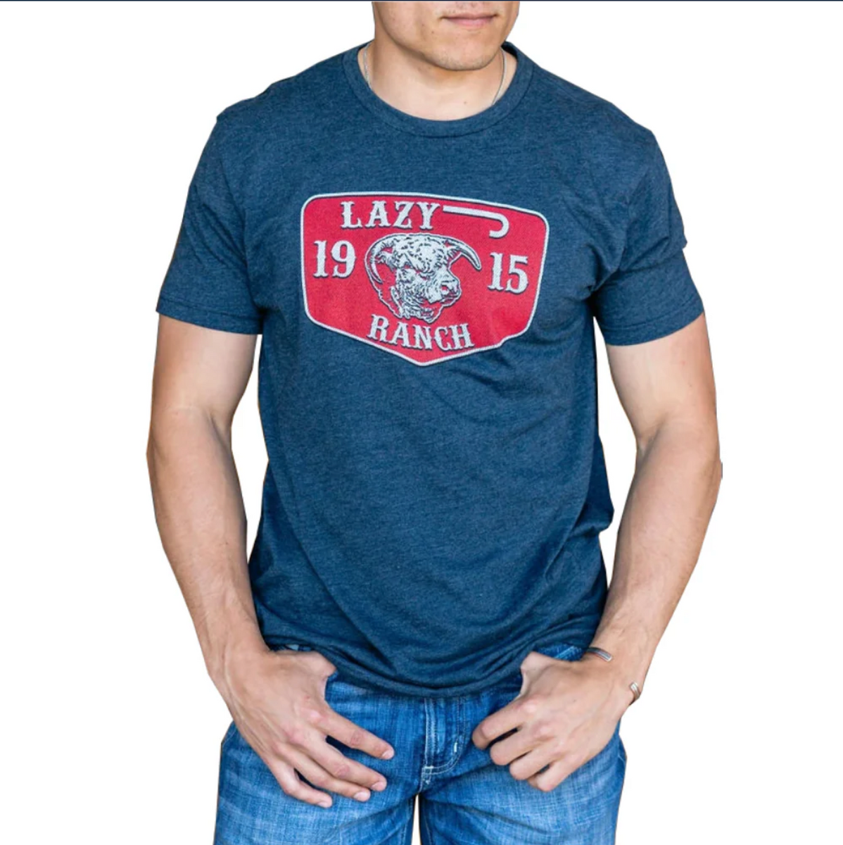 Lazy J Ranch Red Ranch Elevation Short Sleeve T-Shirt – The Hat Shackk