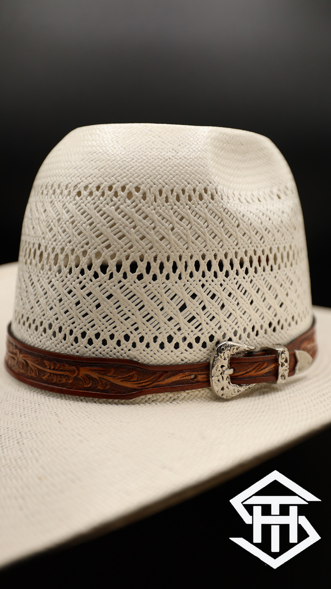 Tooled Leather Hatband 01 – The Hat Shackk